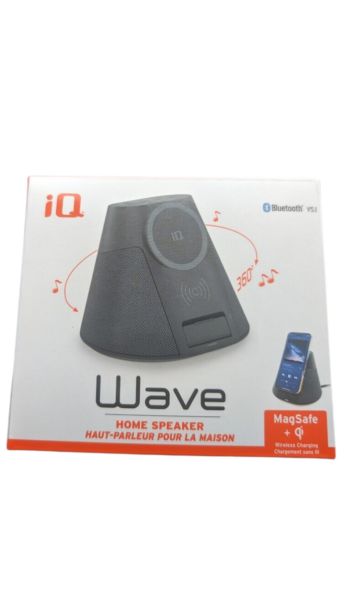 IQ Wave Home Speaker and Charger – Brand New in Box – Ordinateur St Joseph